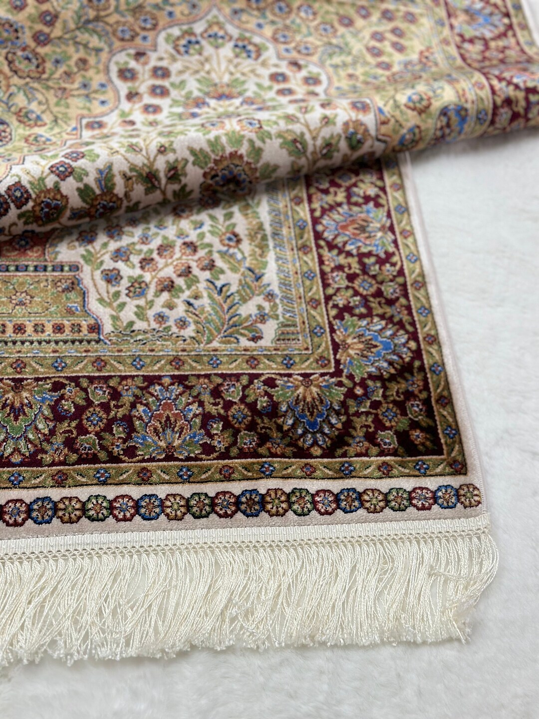 Silk Prayer Mat Luxury Muslim Prayer Rug Islamic Prayer Mat Gift Mat ...