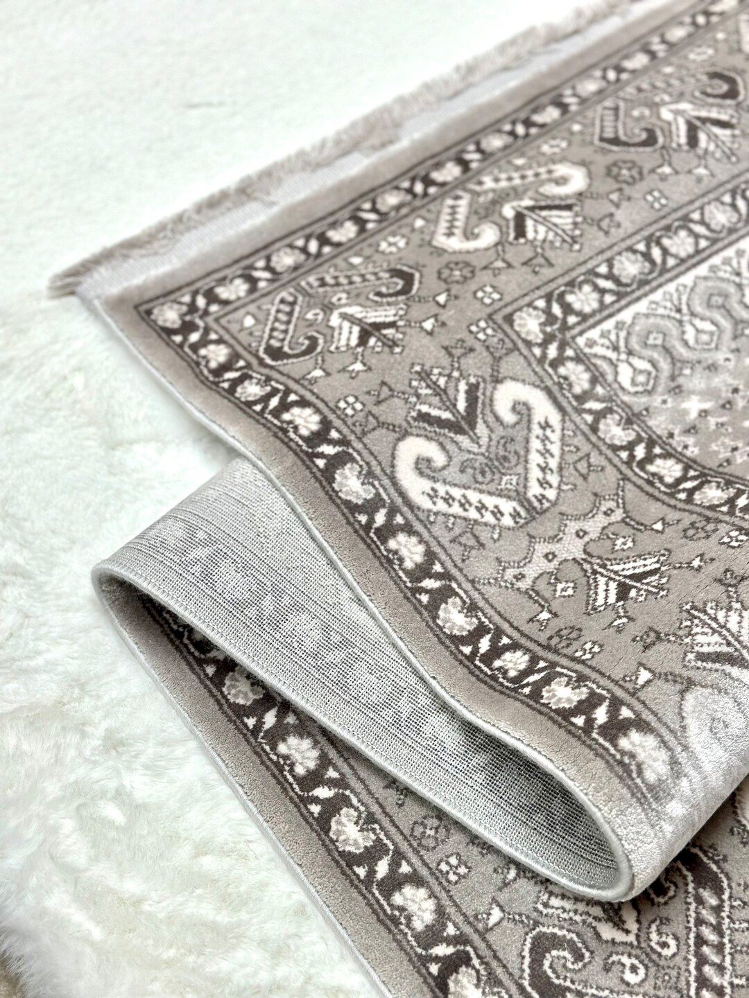 Luxury Salah Mat Muslim Prayer Rugs Soft Janamaz Rug Thick Prayer Mat ...