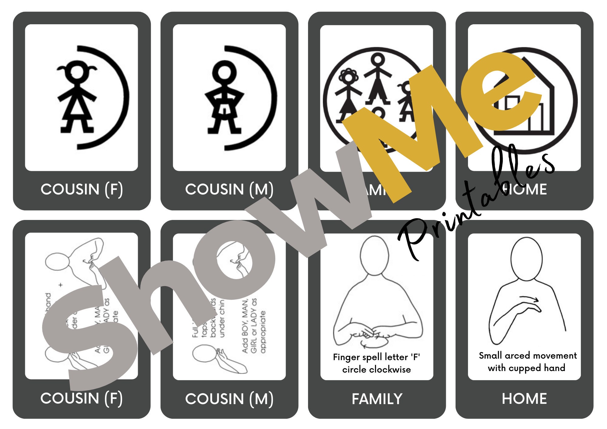 24 Makaton Flashcards symbols & Matching Signs Topic: - Etsy Israel