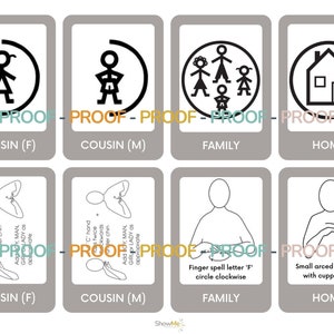 Makaton | Flashcards Symbols & Matching Signs | Topic: FAMILY [EYFS ...