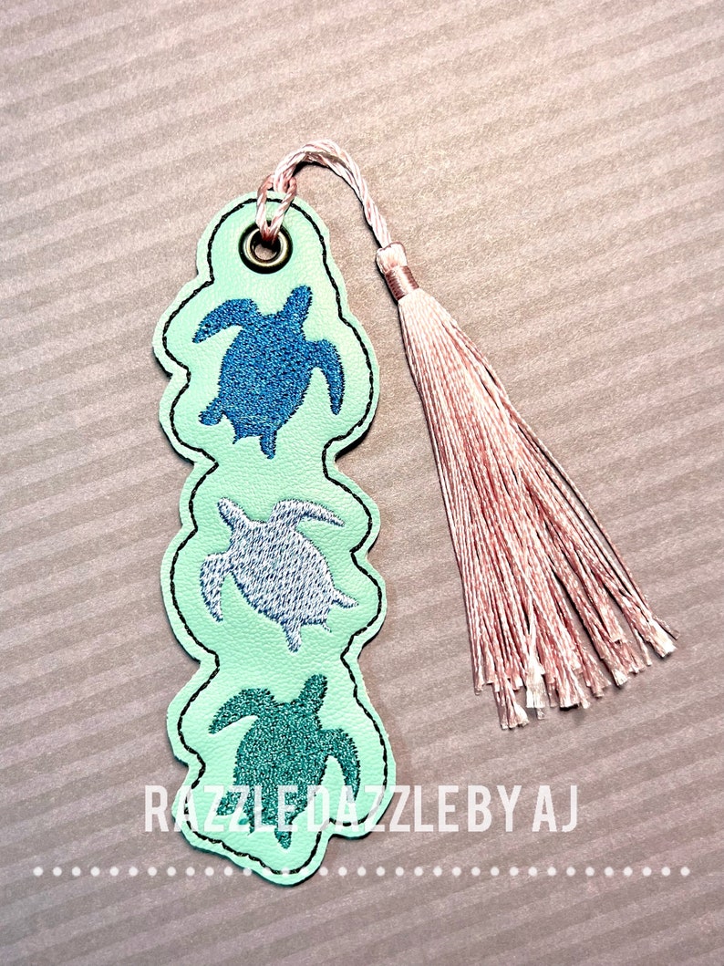 Sweet and Fun Turtle Bookmark - Etsy