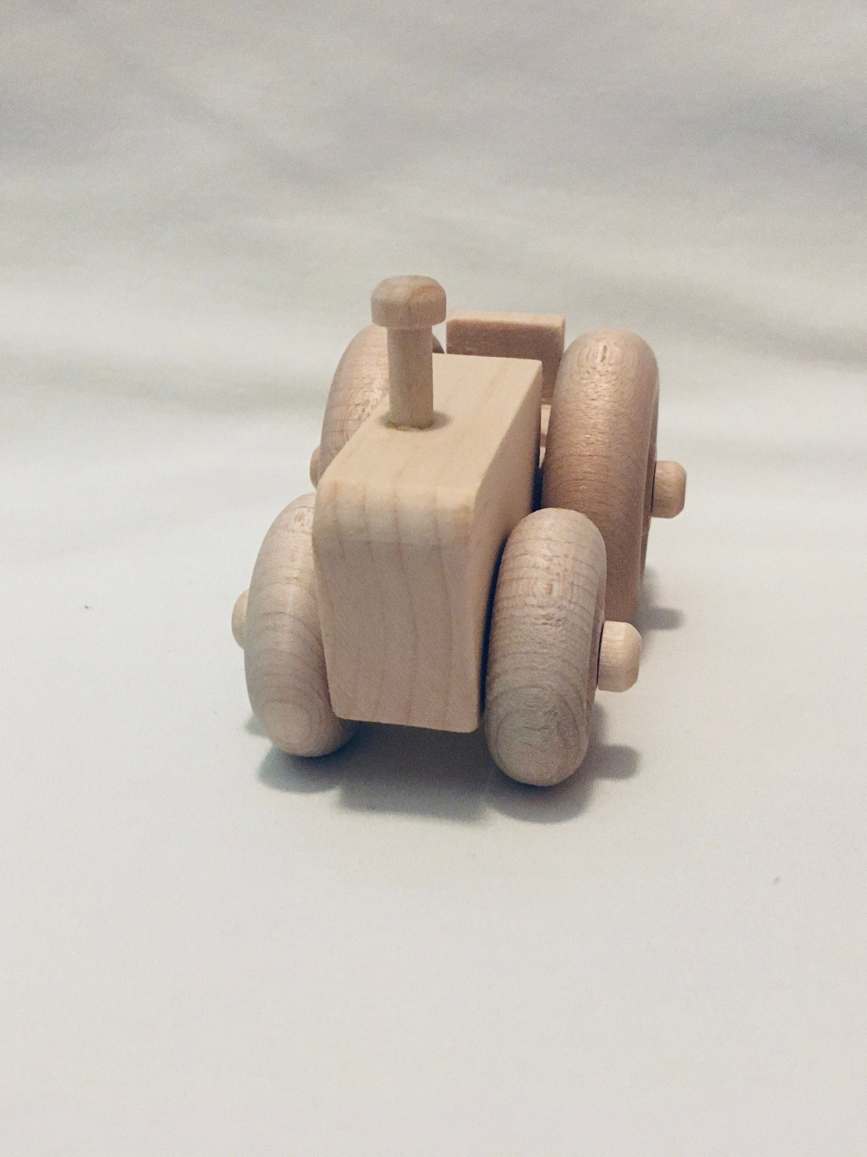 Handmade Wooden Toy Farm Tractor - Etsy