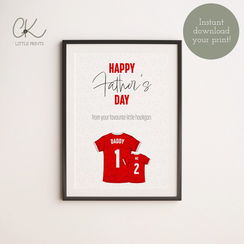Father's Day Poster | Portrait | Printable | Instant | Wall Art (A4 and ...