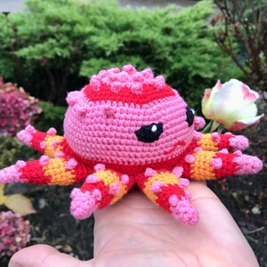 Crown of Thorns Red Starfish Toy Crochet Inspired Octonauts Angry ...