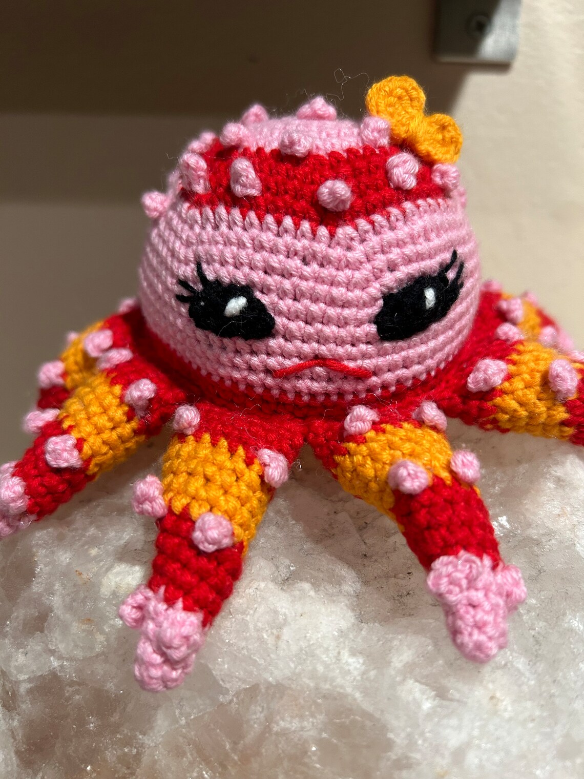 Crown of Thorns Red Starfish Toy Crochet Inspired Octonauts Angry ...