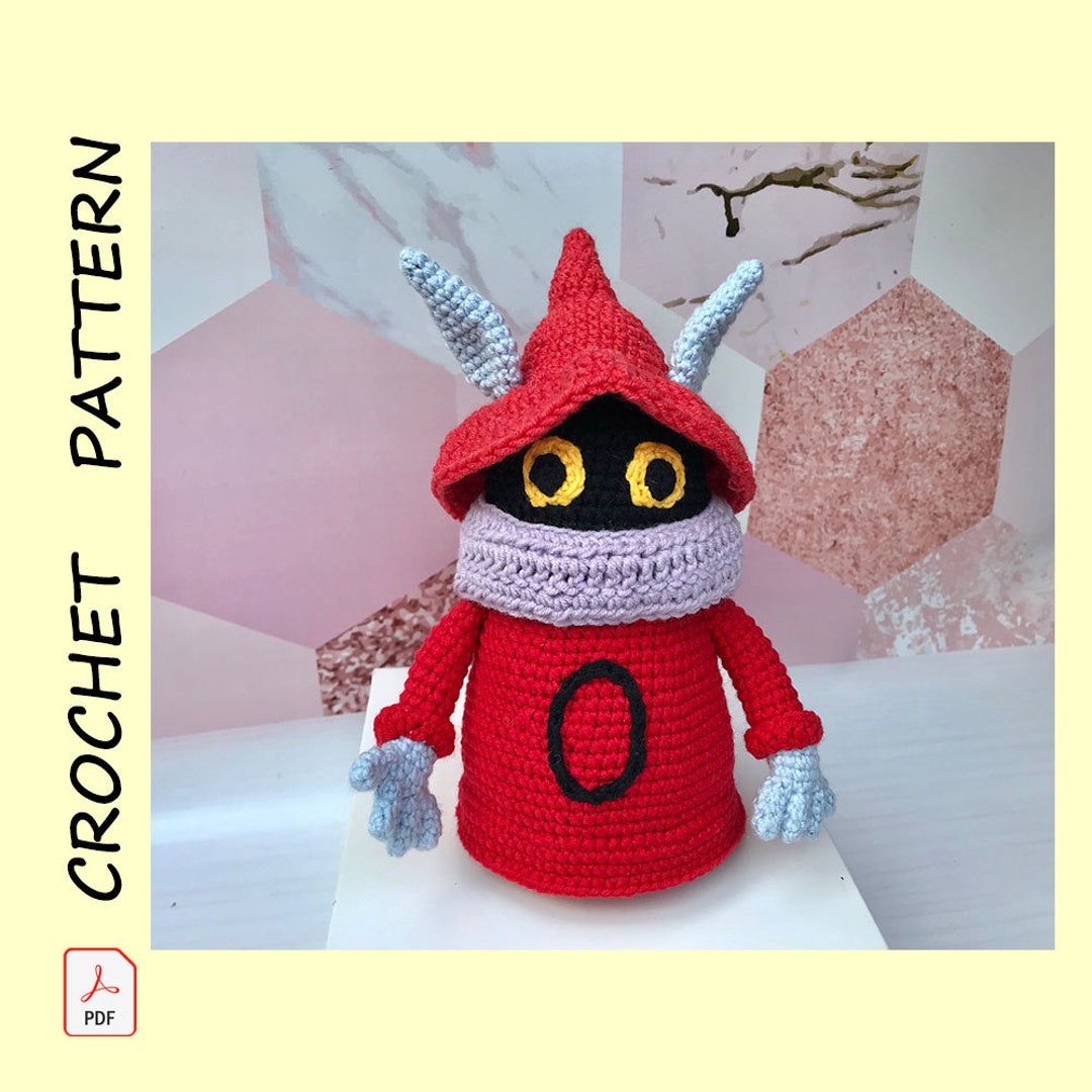 Orko Doll With Hat Crochet Pattern Inspired Troll Amigurumi Stuffed ...