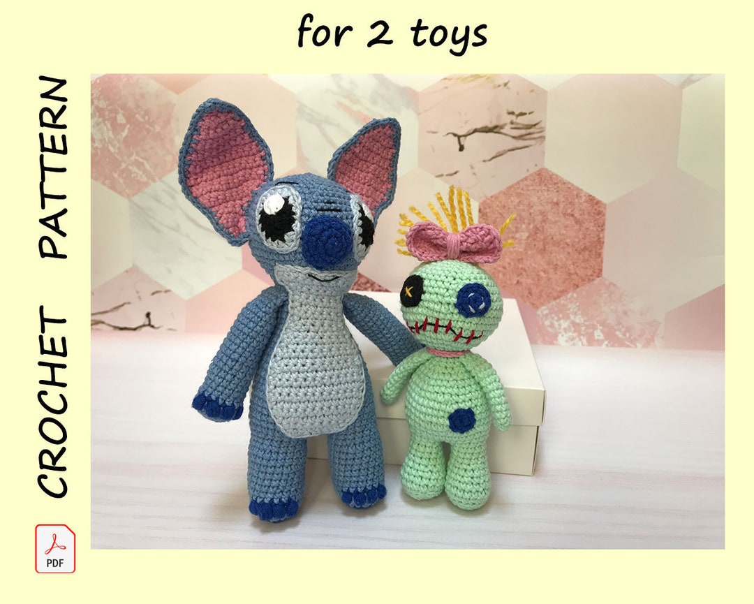 Stitch and Scrump Crochet Pattern Inspired Voodoo Doll - Etsy