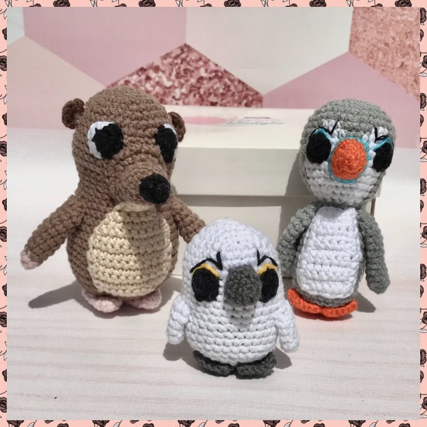 Mossy Puffin Rock Toy - Etsy