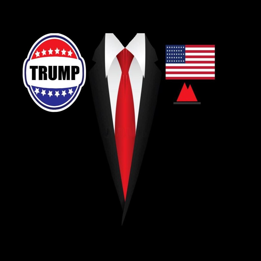 Trump Suit Costume PNG, Easy Halloween Political Costume Design, Red ...