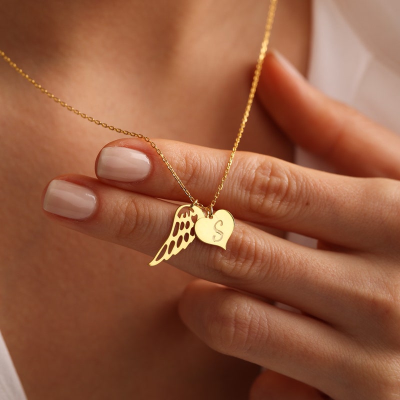 Angel Wing Necklace - Etsy