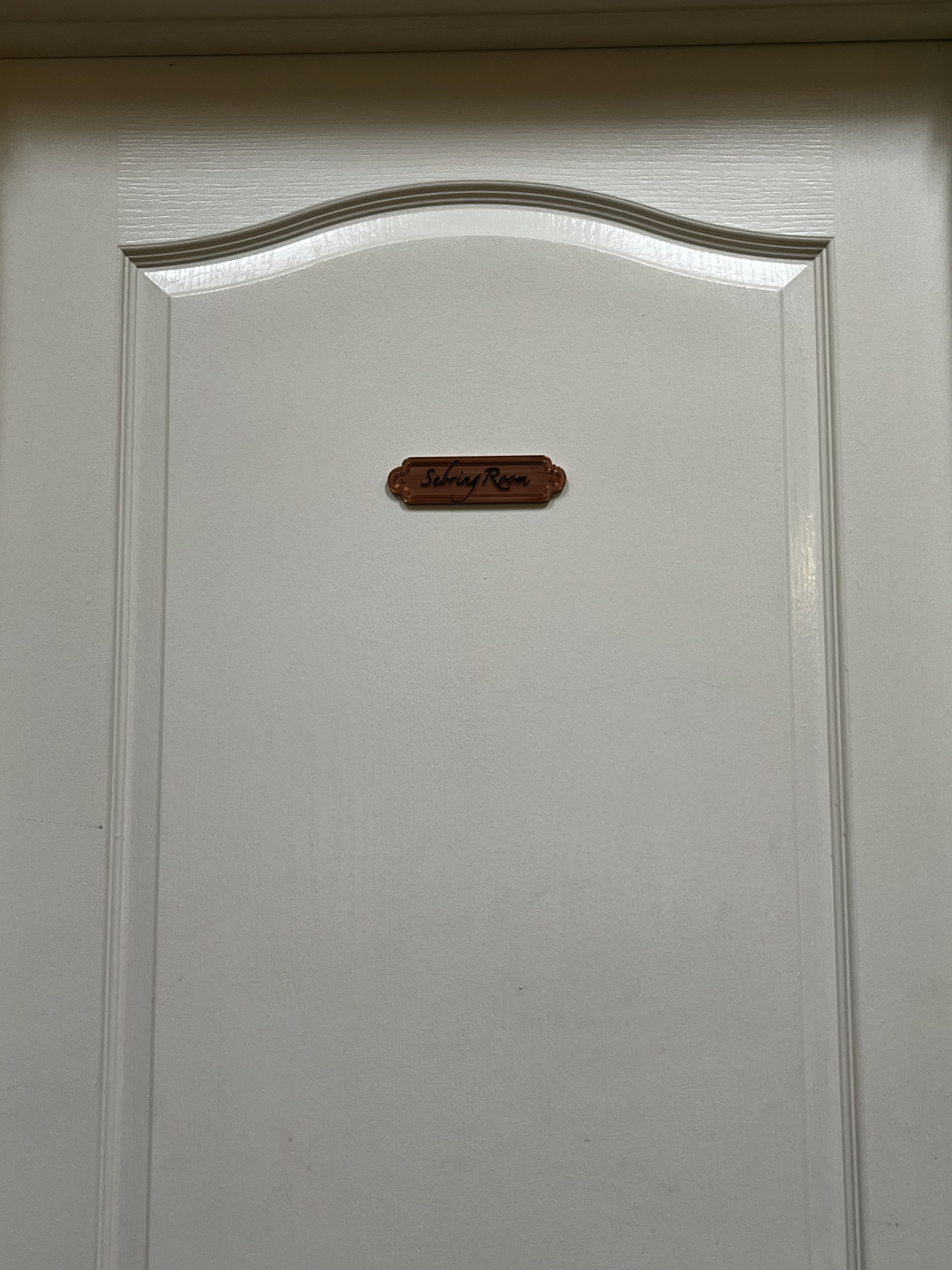This Custom Door Plaque is 3D Printed Therefore Extremely Light Weight ...