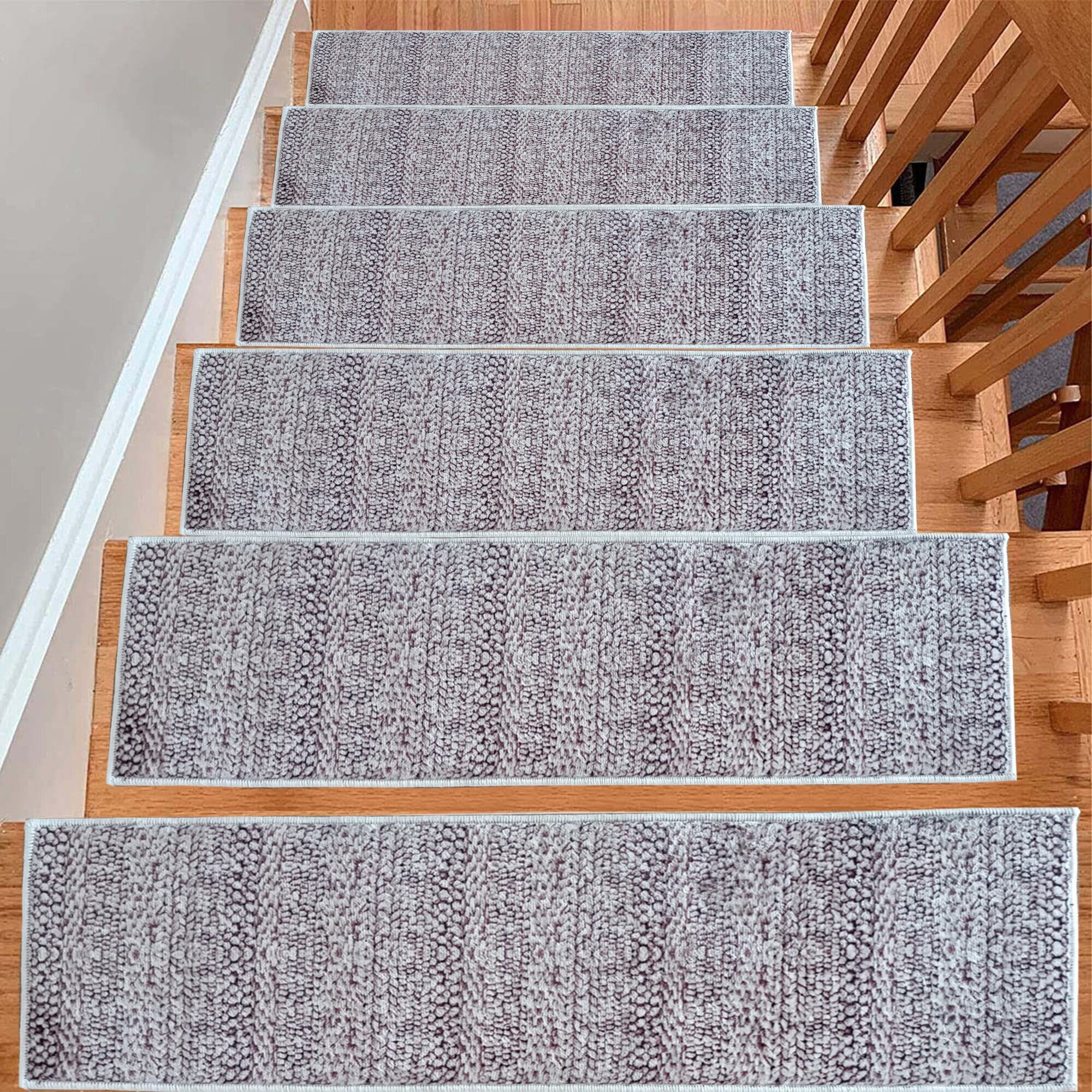 Rustic Stair Rug Stair Treads Rug Non-slip Backing Rug - Etsy