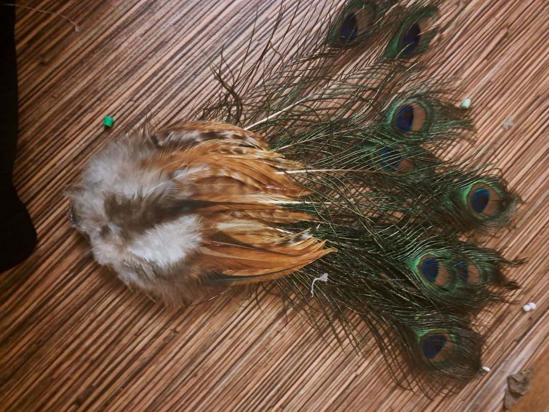 Furry Peacock Tail Etsy