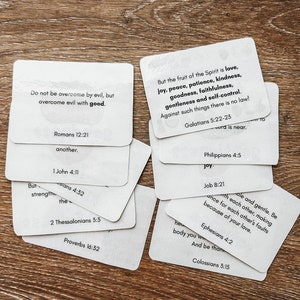 Fruit of the Spirit Printable Flashcards, Homeschool Printable, Bible ...