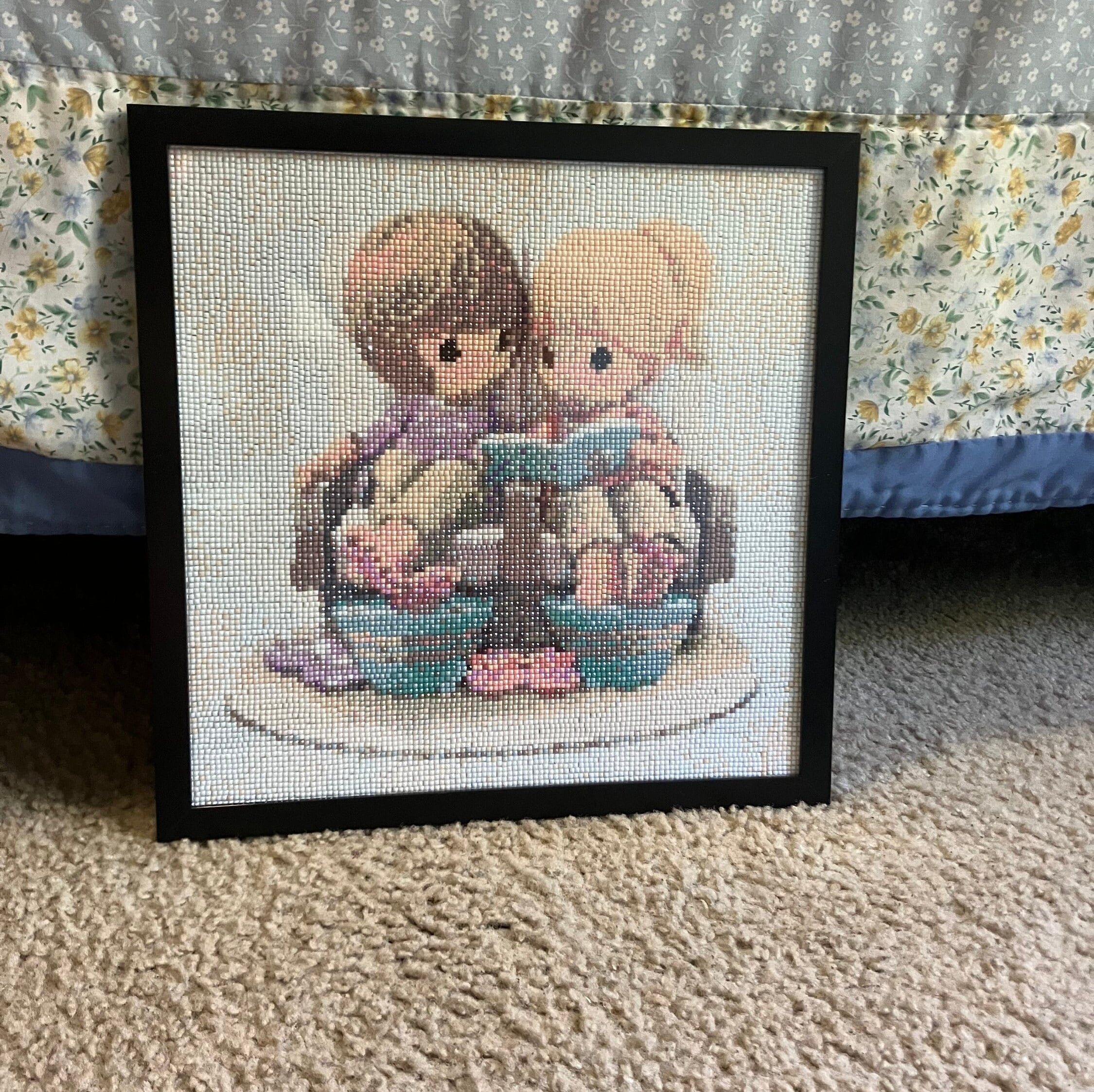 Framed Precious Moments Diamond Painting Art/wall Decor - Etsy