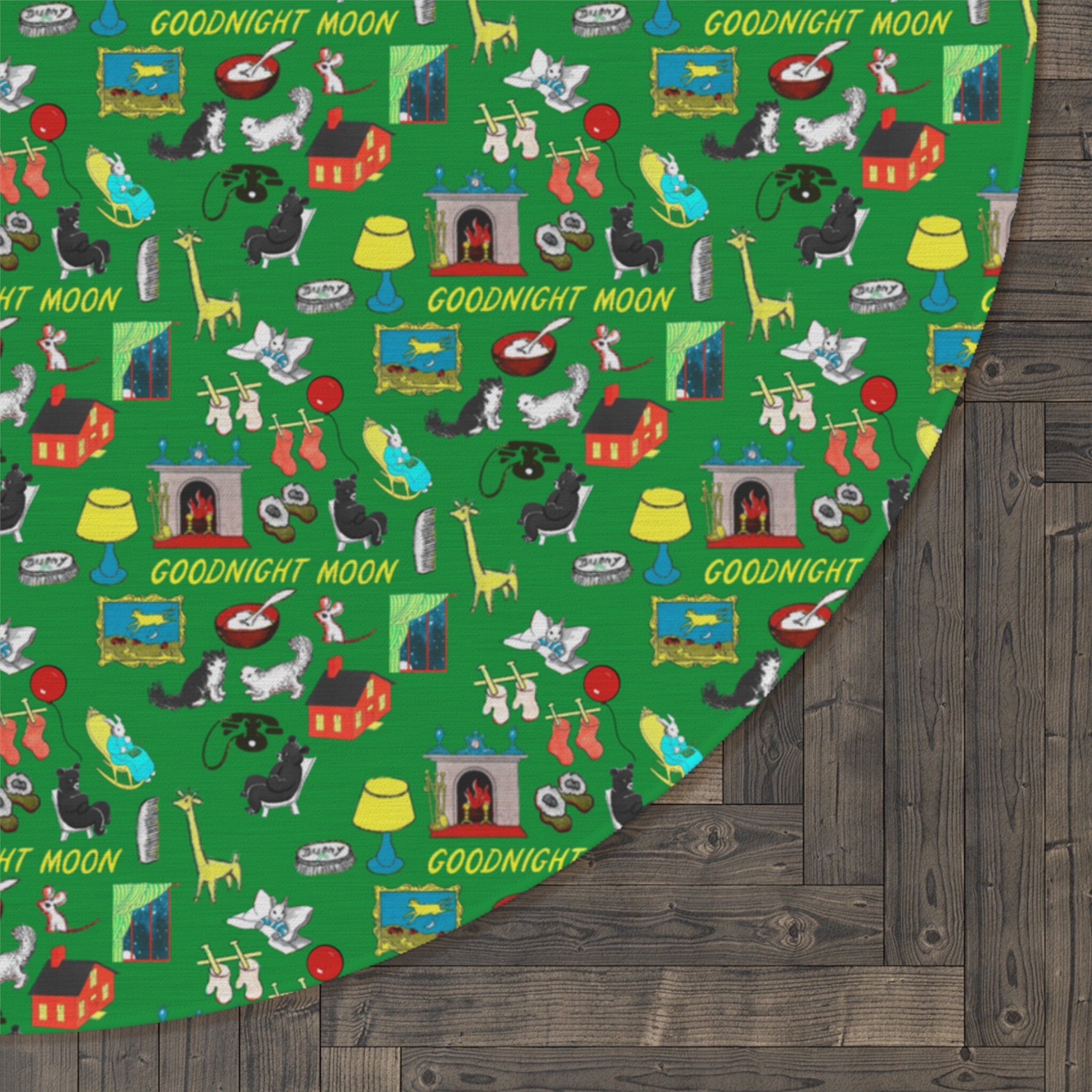 Goodnight Moon Five Foot Round Rug Nursery Decor - Etsy