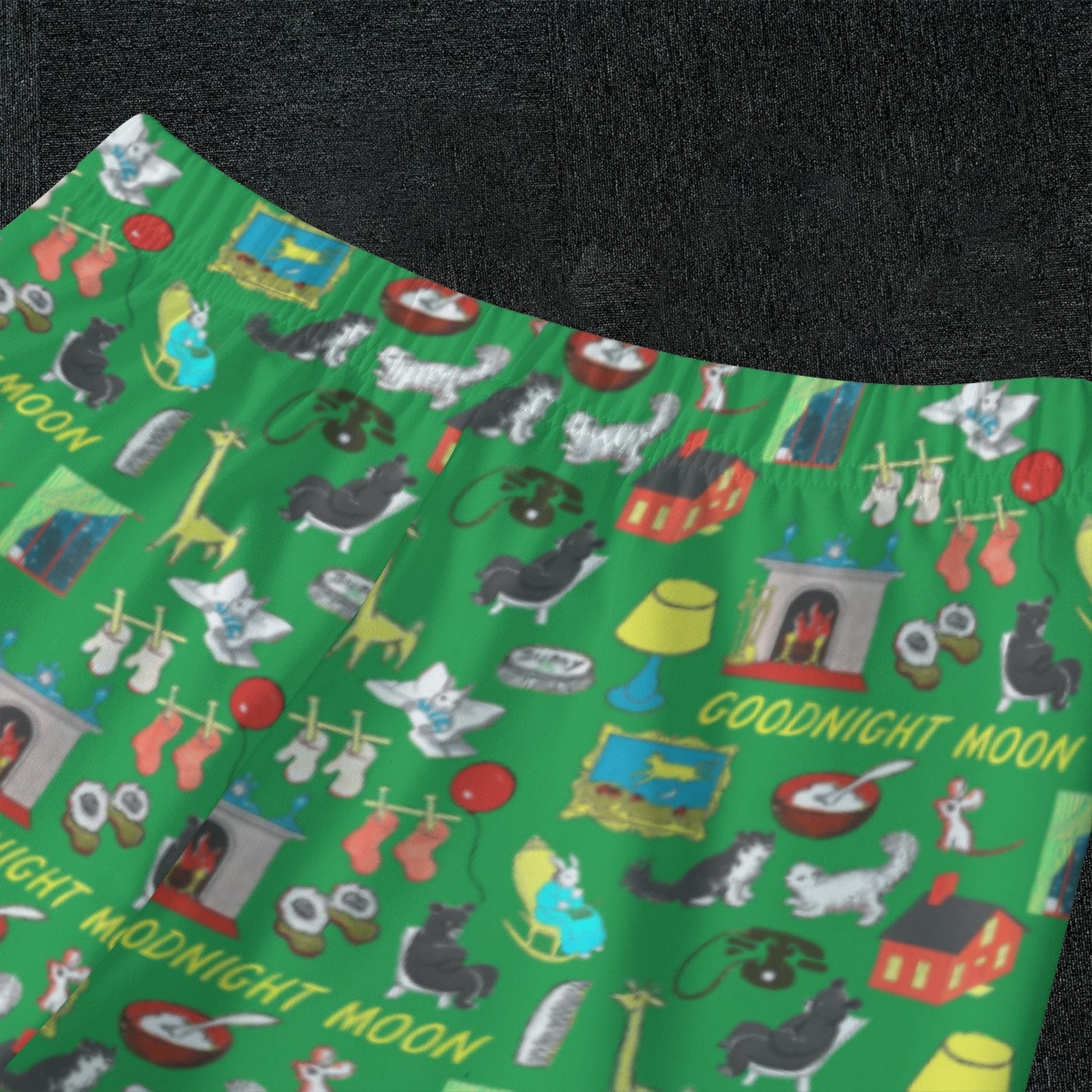 Goodnight Moon Kid's Raglan Sleeve Pajamas With Wide Ankles - Etsy