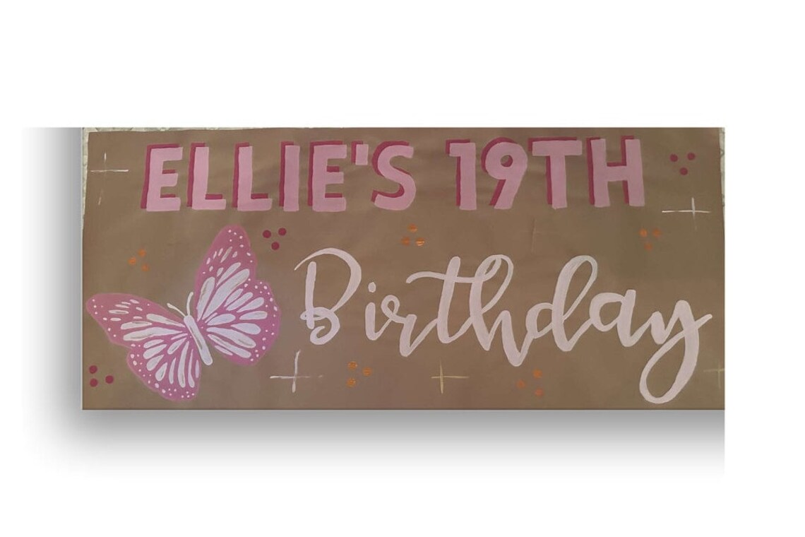 CUSTOM PARTY BANNER - Etsy