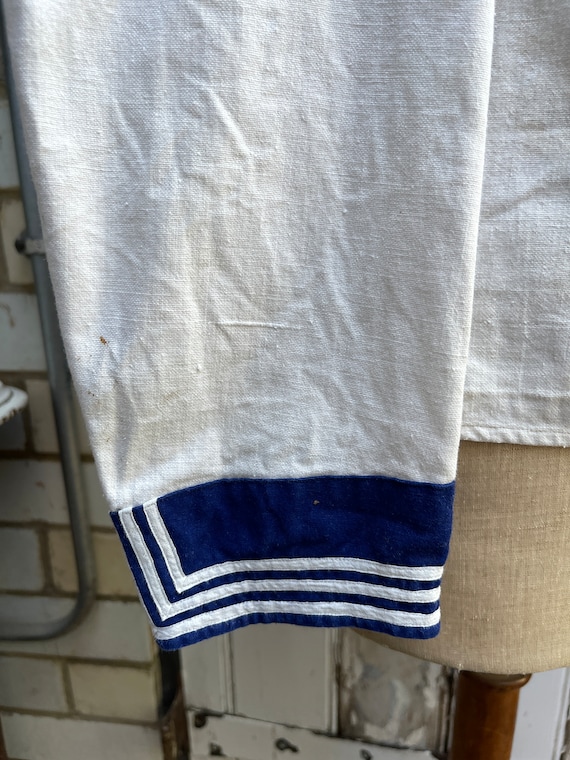 Antique vintage French white cotton sailor uniform to… - Gem