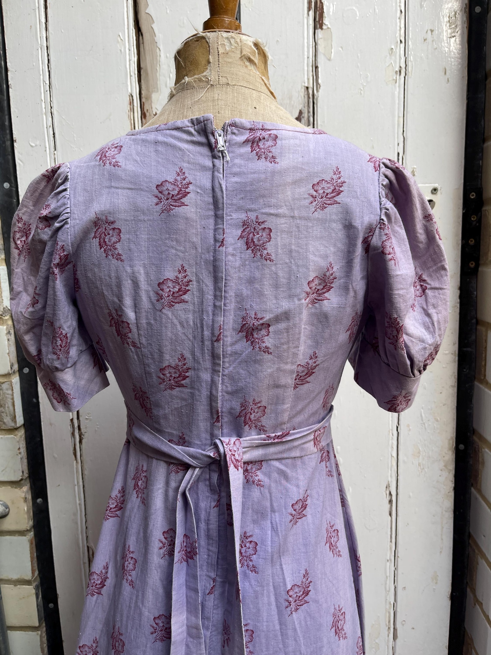 Vintage 60s/70s Peter Robinson Topshop Lavender Floral Print Long ...