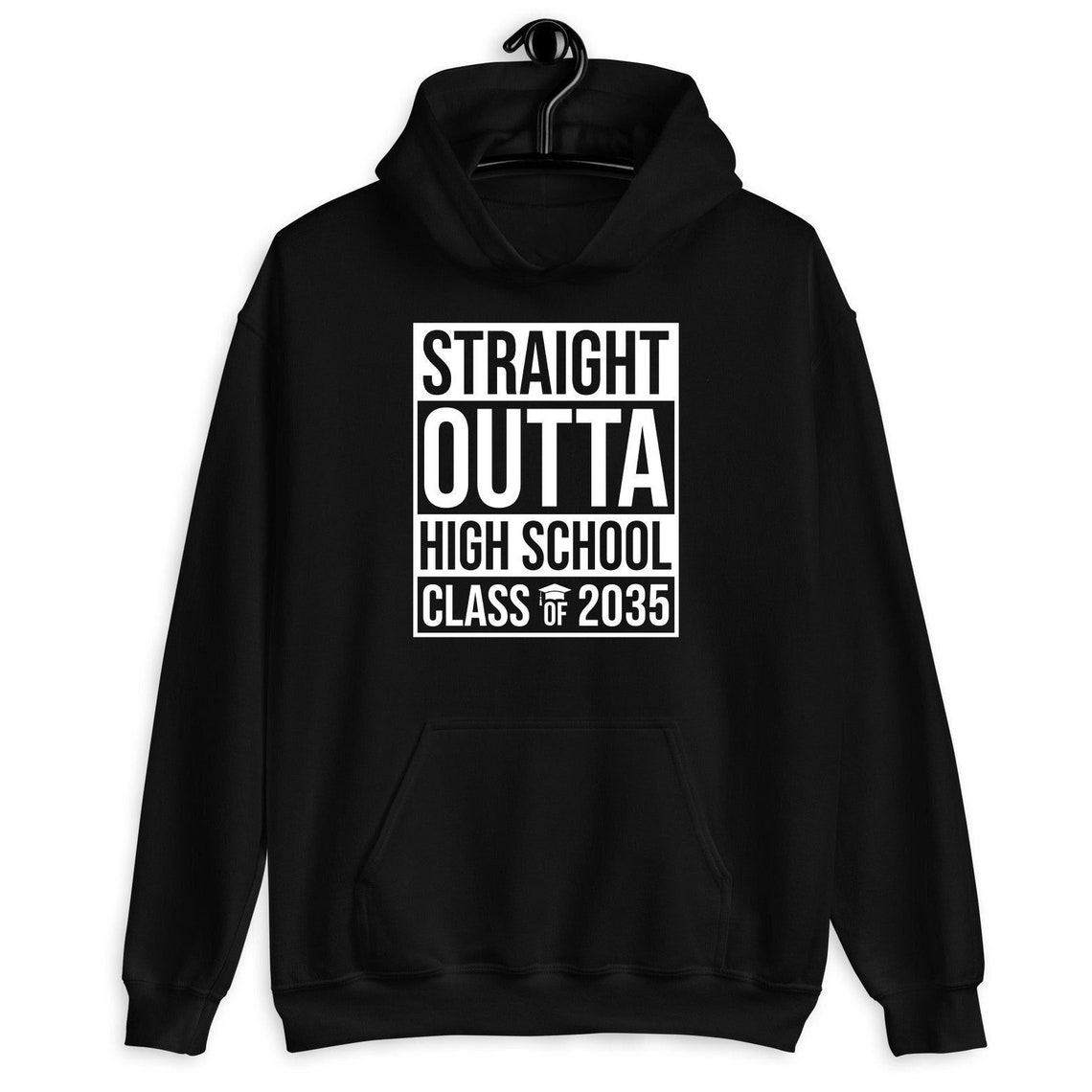 Straight Outta High School Class of 2035 Shirt, Senior 2035 Shirt ...