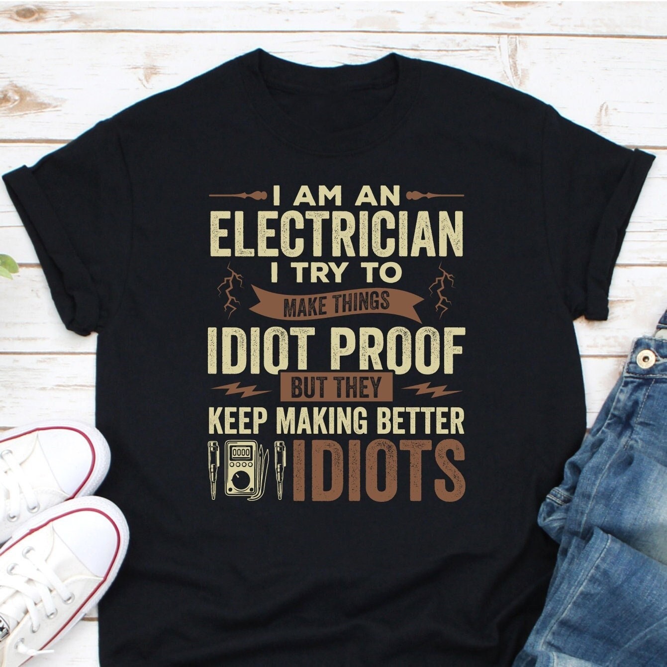 I'm an Electrician Shirt, Electrician Job Shirt, Electrician Grad Gift ...