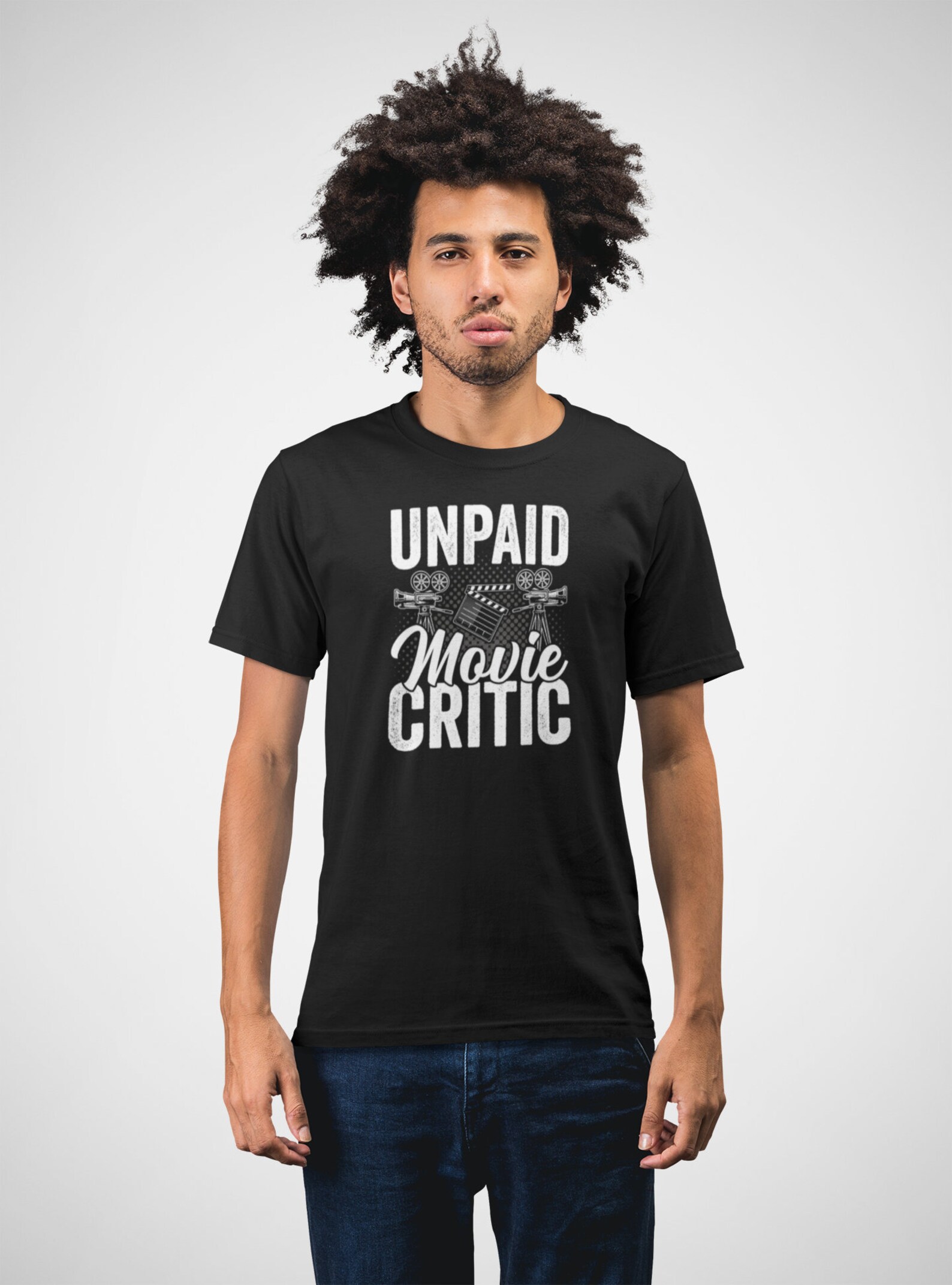 Unpaid Movie Critic Shirt, Film Cinema Shirt, Motion Picture Fan Shirt ...