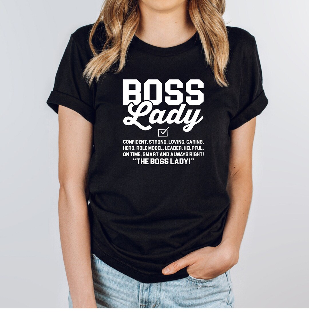 Boss Lady Shirt, Boss Lady Gifts, Girl Boss Shirt, Boss Lady ...