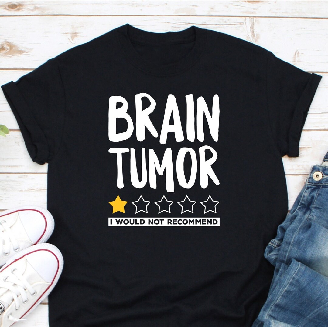 Brain Tumor Shirt, Brain Cancer Awareness, Brain Cancer Warrior Shirt ...