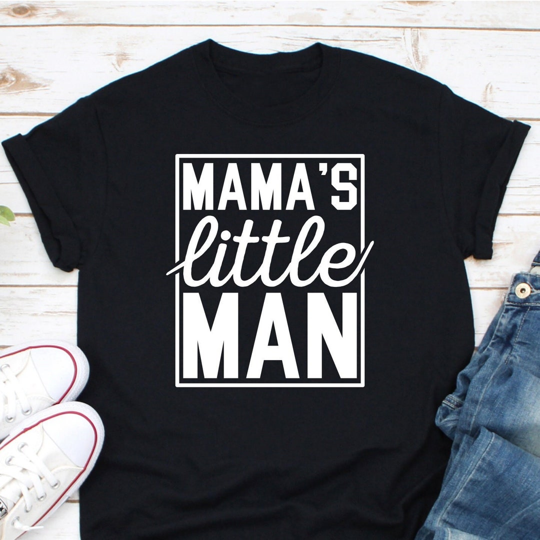 Mama's Little Man Shirt, Mama and Me Shirt, Mama Shirt, Cute Kid Shirt ...