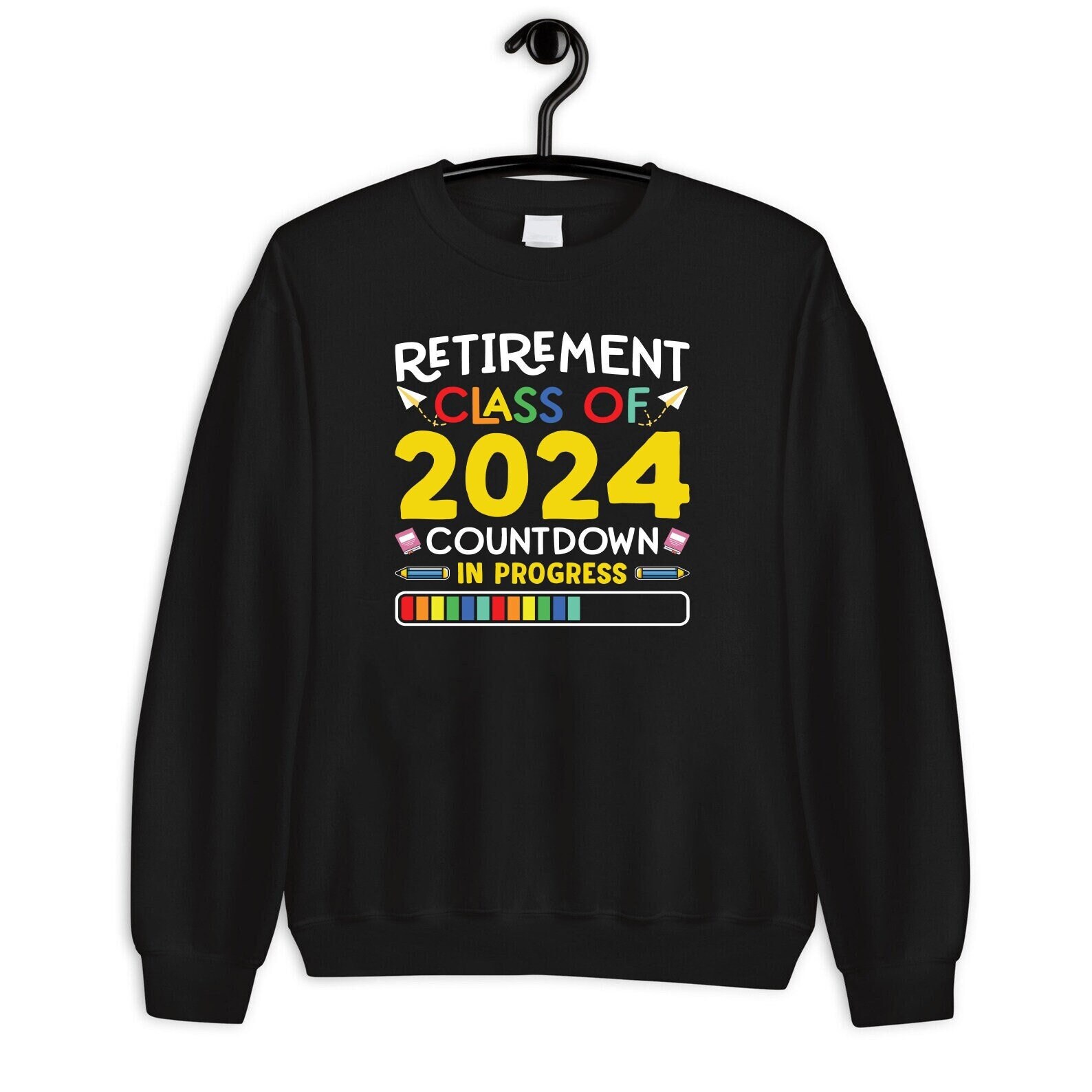 Retirement Class of 2024 Countdown in Progress Shirt, Funny Retired ...