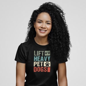 Lift Heavy Pet Dogs Shirt, Workout Fitness Shirt, Dog Lover Shirt, Dog ...
