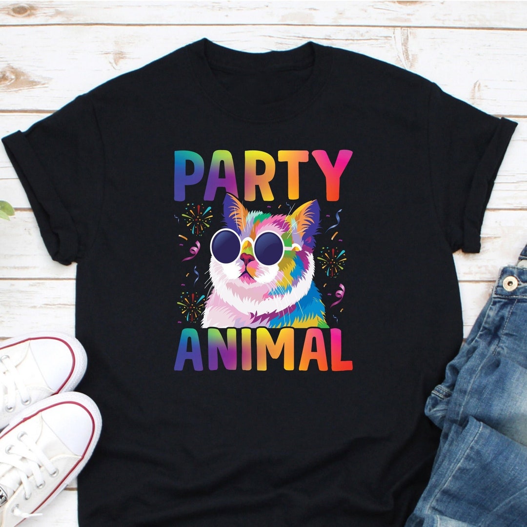 Party Animal Shirt, Birthday Party Shirt, Animal Lover Shirt, Party ...
