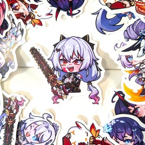 Honkai Impact 3rd Cute Chibi Stickers - Etsy