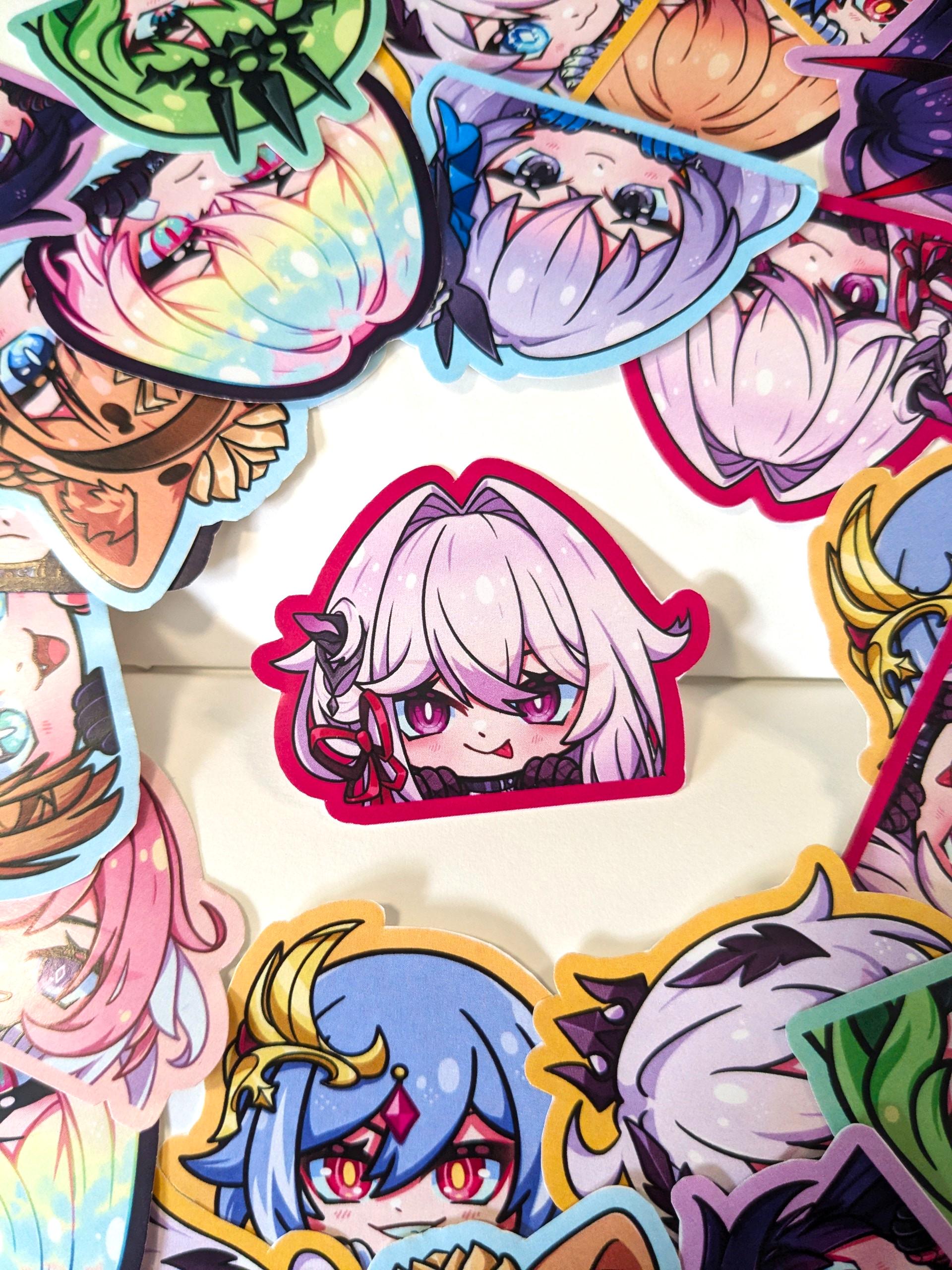 Honkai Impact 3rd Cute Peeker Stickers - Etsy