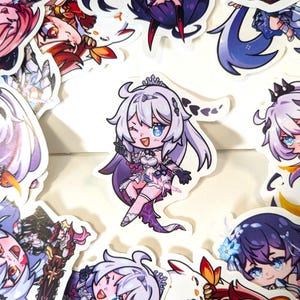 Honkai Impact 3rd Cute Chibi Stickers - Etsy