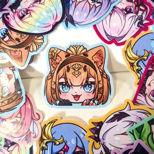 Honkai Impact 3rd Cute Peeker Stickers - Etsy