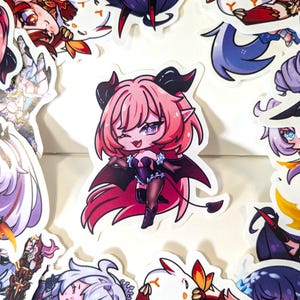 Honkai Impact 3rd Cute Chibi Stickers - Etsy