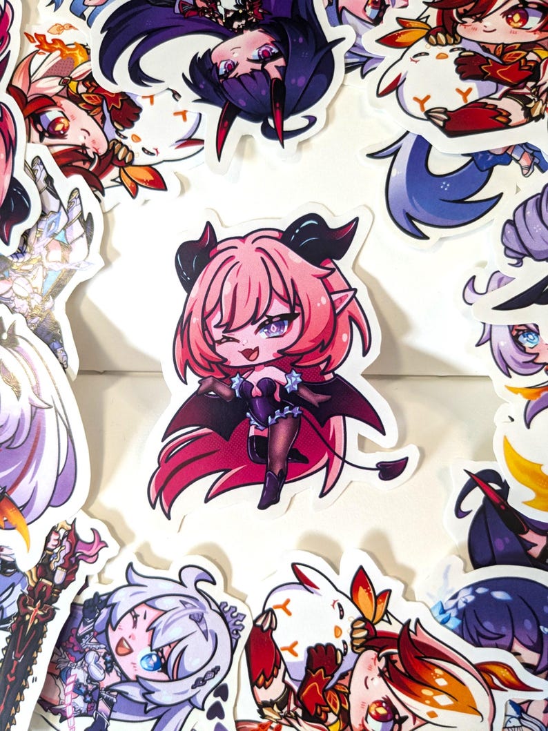 Honkai Impact 3rd Cute Chibi Stickers - Etsy