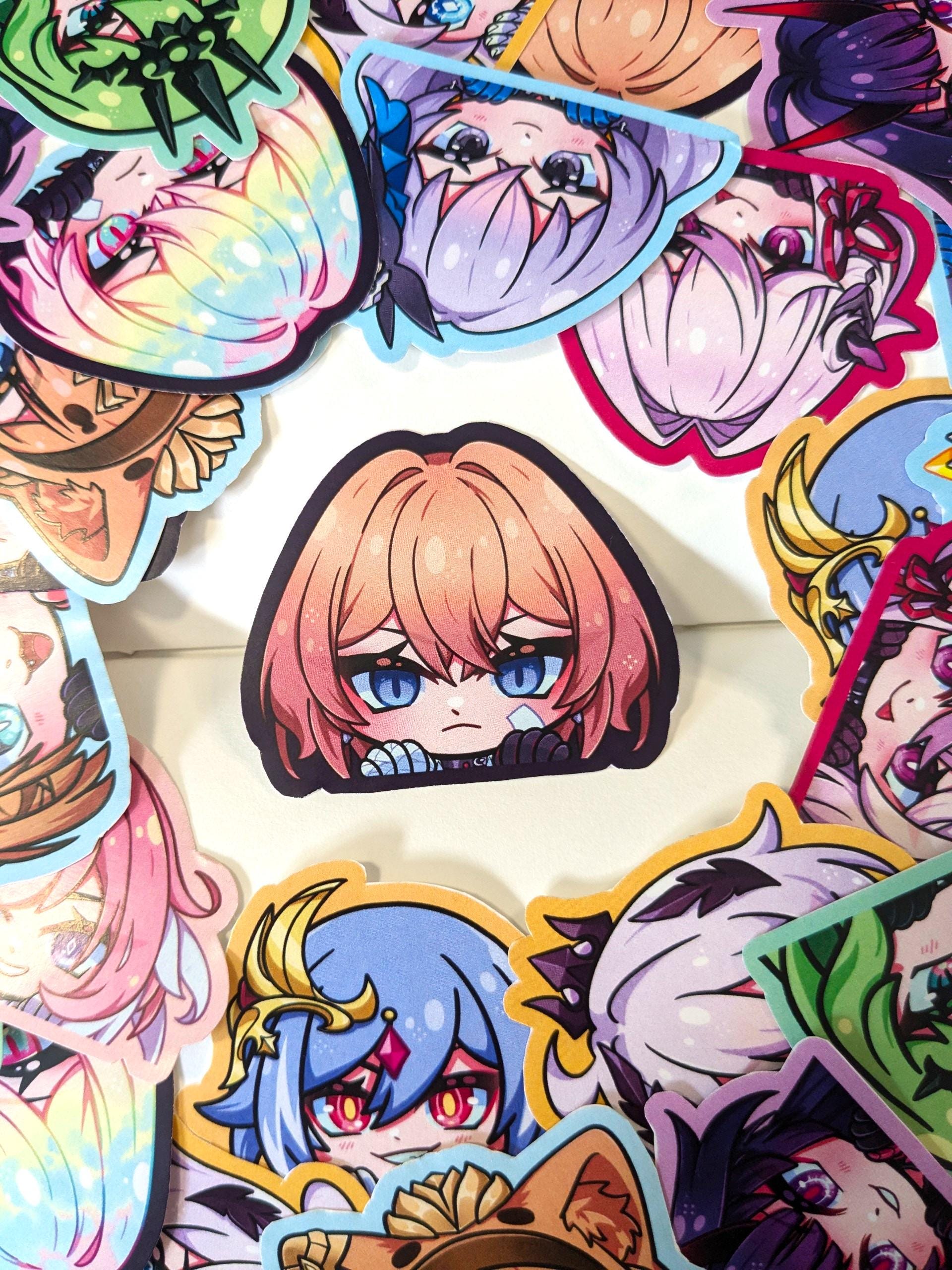 Honkai Impact 3rd Cute Peeker Stickers - Etsy