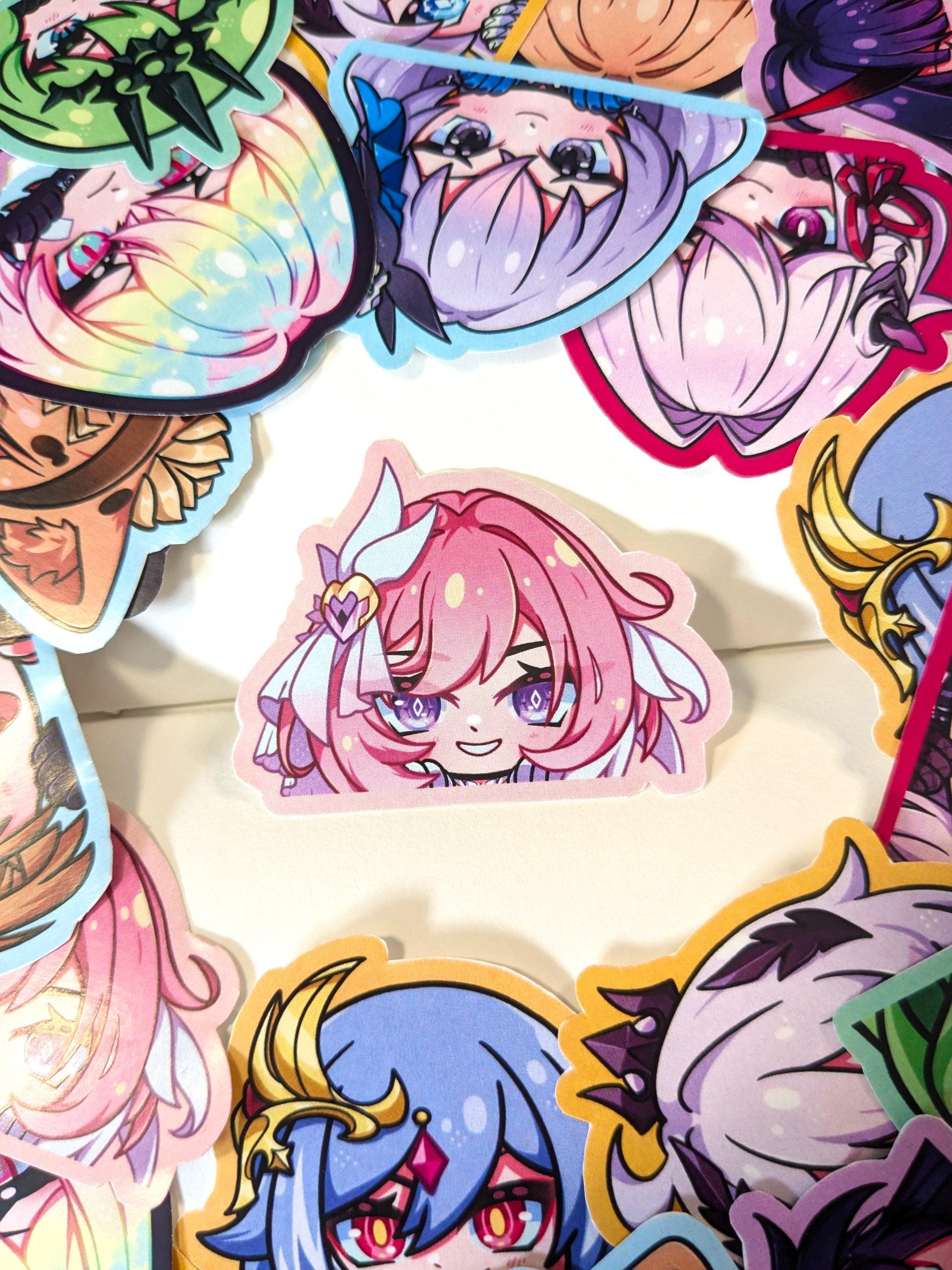 Honkai Impact 3rd Cute Peeker Stickers - Etsy