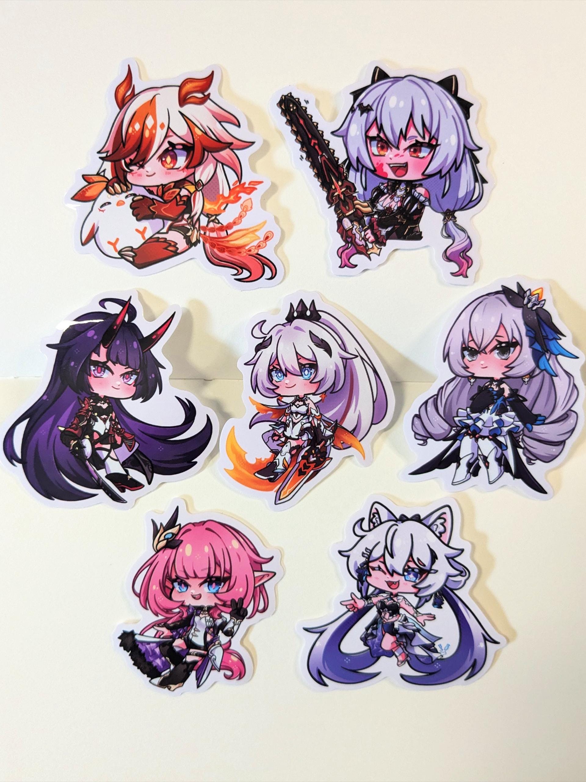 Honkai Impact 3rd Cute Chibi Stickers - Etsy