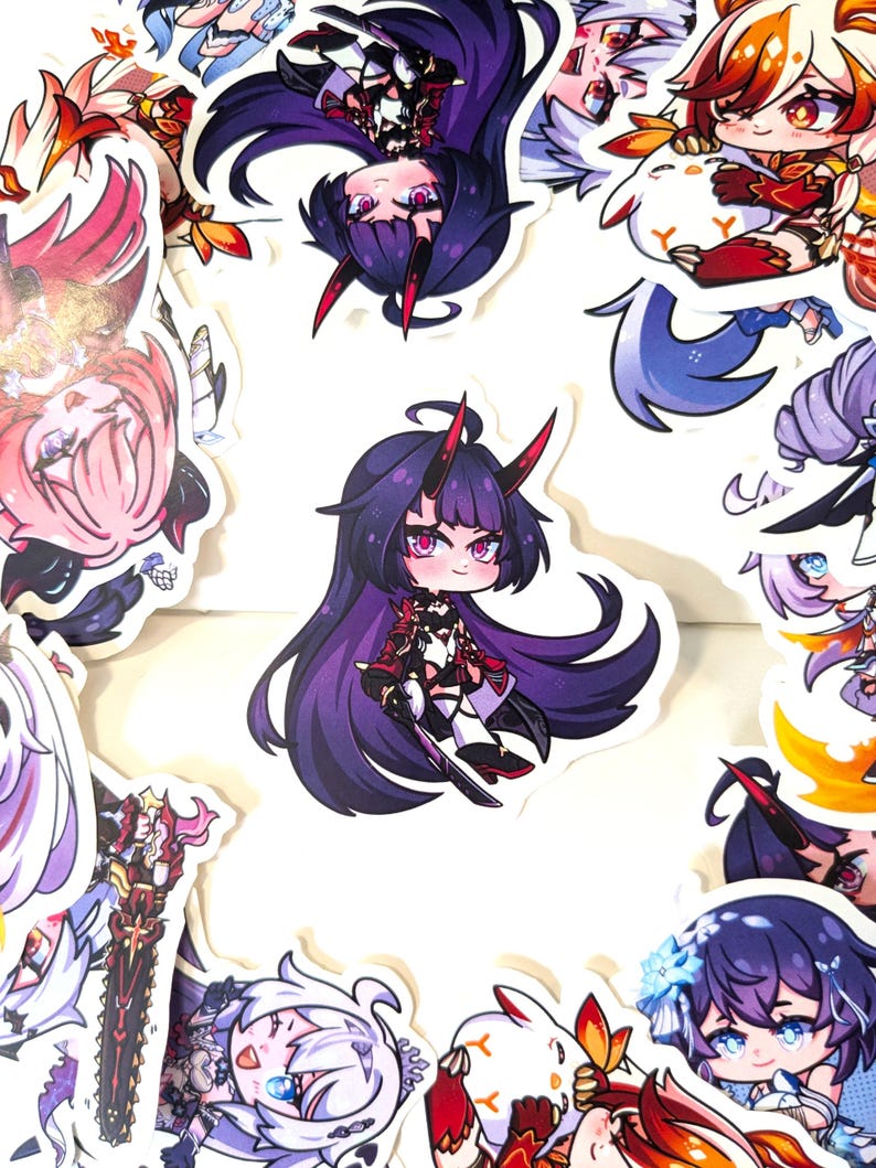 Honkai Impact 3rd Cute Chibi Stickers - Etsy