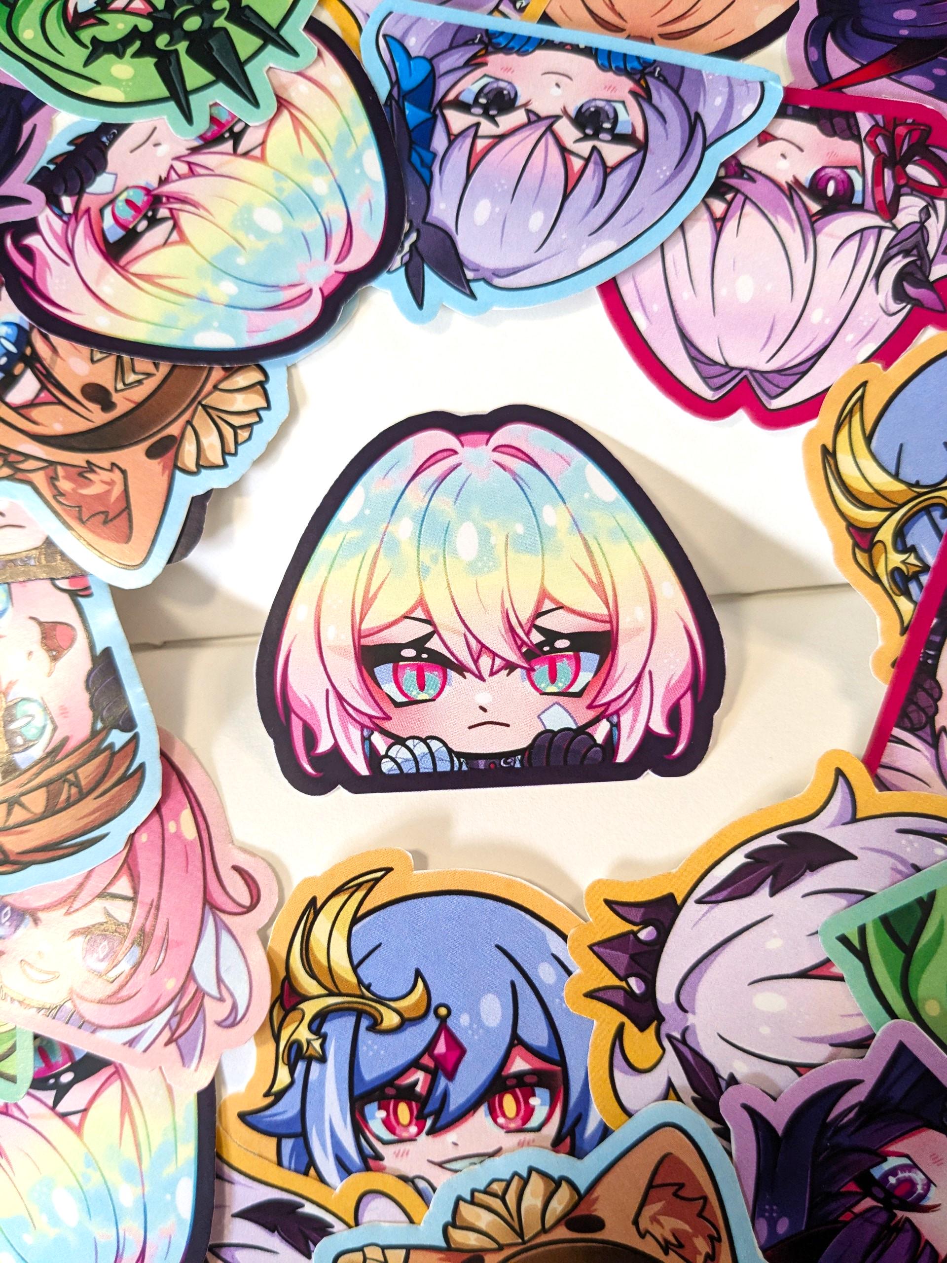 Honkai Impact 3rd Cute Peeker Stickers - Etsy
