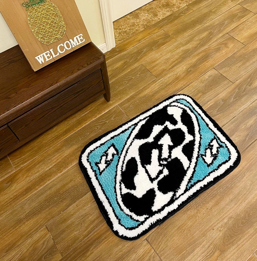AESTHETIC UNO RUG Spotted Cow - Etsy
