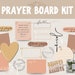 Printable Prayer Board Kit Customizable Christian Wall Collage Bible ...