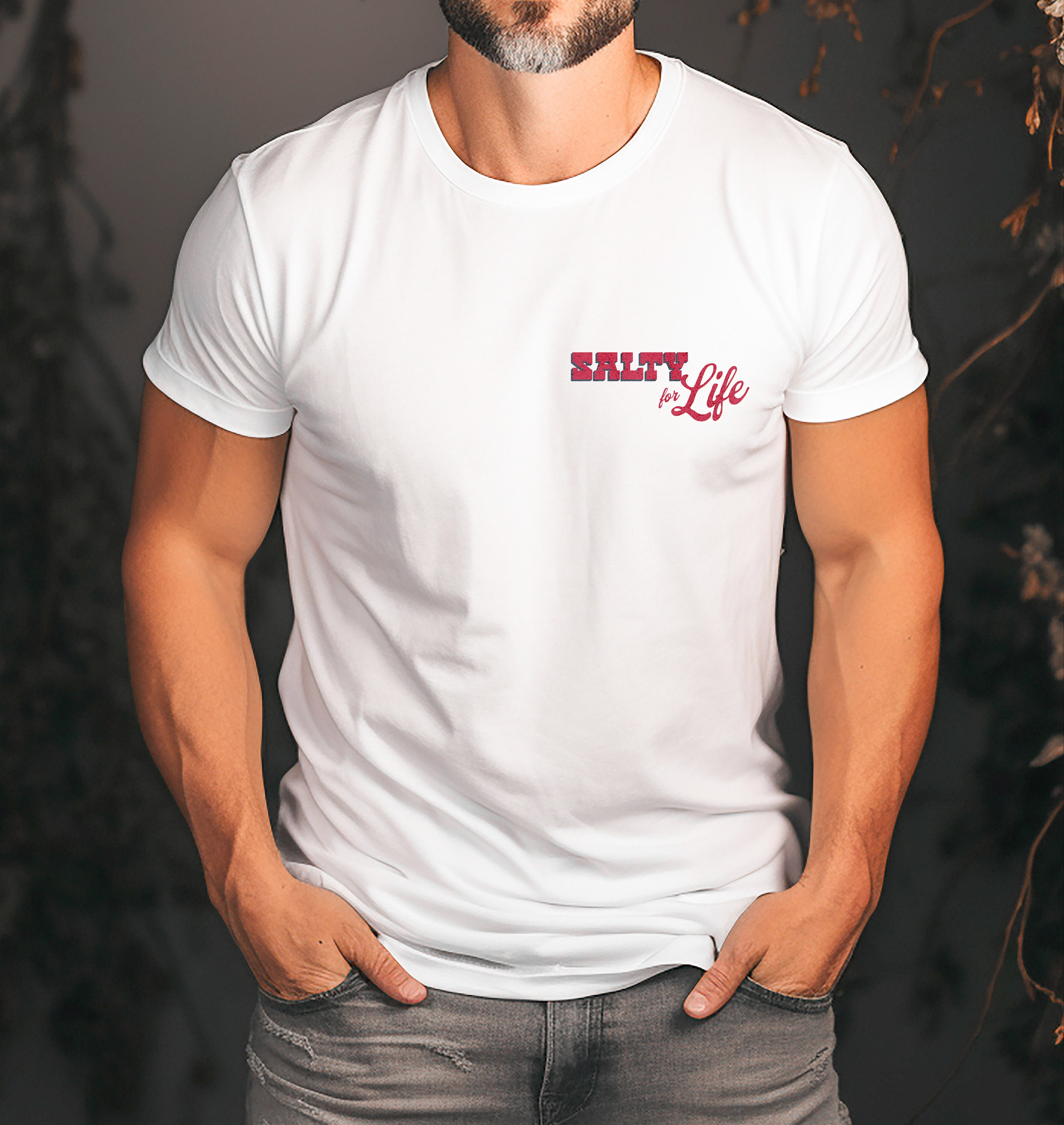 Salty Shirt for Him Salty Old Man Tshirt for Dad Stay Salty Shirt for ...