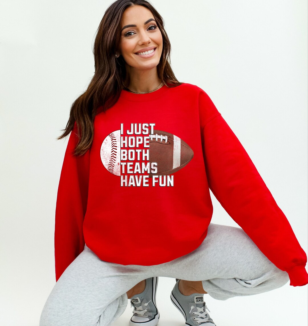 Funny Sports Fan Sweatshirt | Super Bowl Sweatshirt for Her | Sarcastic ...