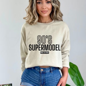 90s Supermodel Sweatshirt for Her | 90s Fashion Icon Crewneck | as Seen ...