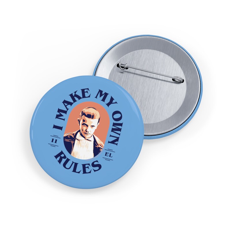 Stranger Things Round Pins - Etsy